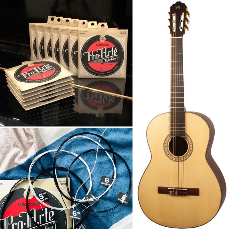 Dây Nylon Đàn Guitar Classic D'addario EJ49 - EJ45 Black |Dây đàn ...