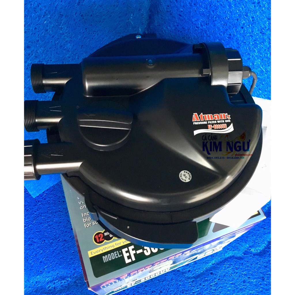 ATMAN EF 3000 UV Thùng Lọc Nước Hồ Cá KOI có Đèn UV | Shopee Việt Nam