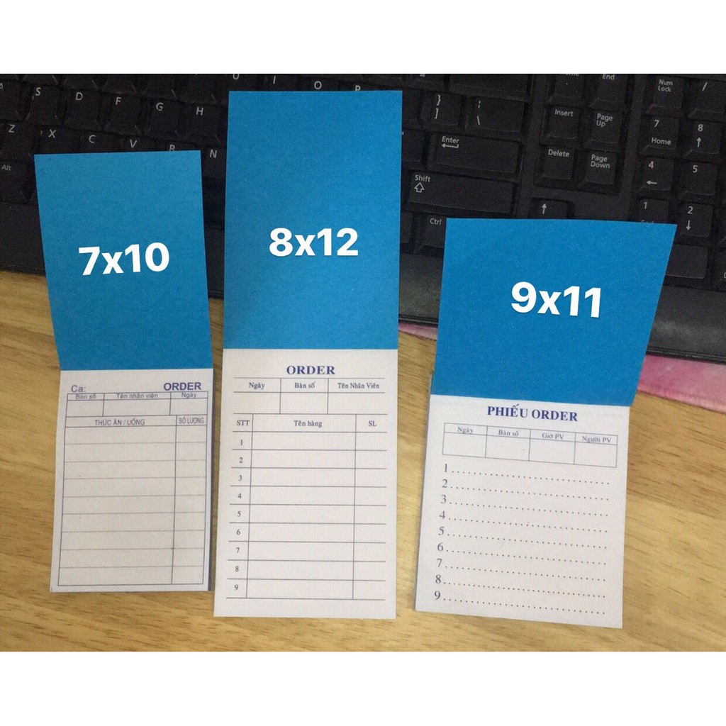 Combo 10 Cuốn Order 2 Liên 100 tờ 7x10, 8x12, 9x11 | Shopee Việt Nam