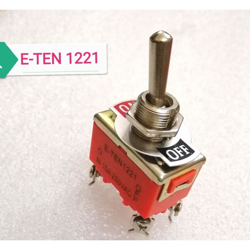 Công tắc gạt 15A 250V E-TEN 1121 1221 1321 1322 | Shopee Việt Nam