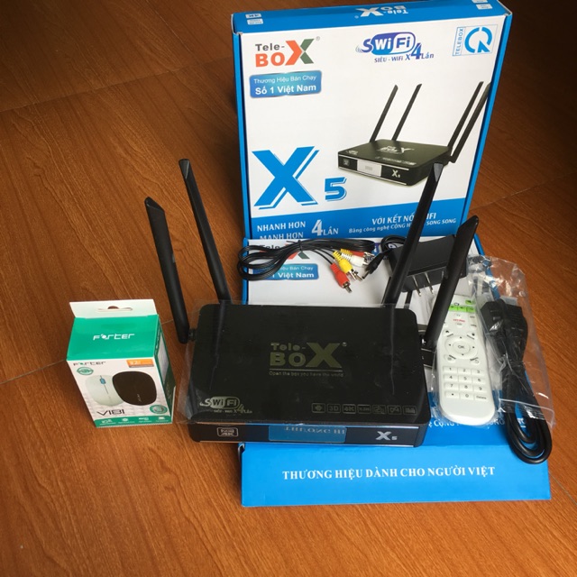 Smart TVBox Telebox X5, TẶNG CHUỘT không dây cao cấp | Shopee Việt Nam