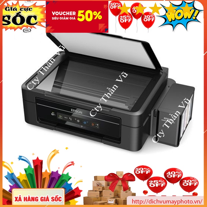 Máy in phun màu cũ đa năng Epson L405 có in màu scan copy in wifi không ...