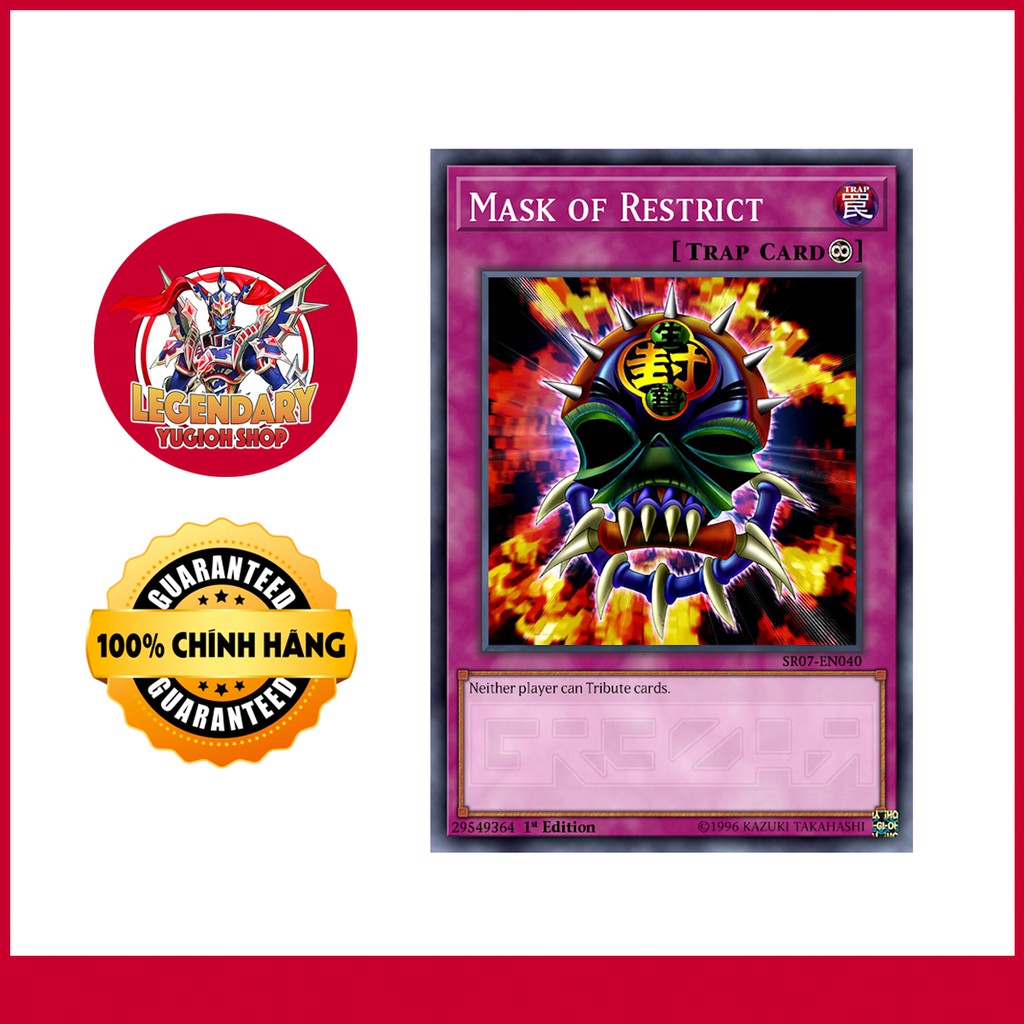 [Thẻ Bài Yugioh Chính Hãng] Mask of Restrict | Shopee Việt Nam