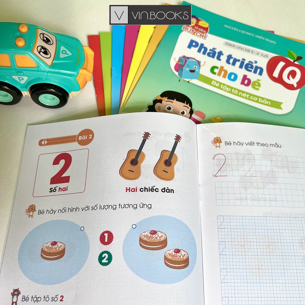 Sách - Phát Triển IQ Cho Bé - Dành Cho Bé 5-6 Tuổi (Túi 8 Cuốn ...