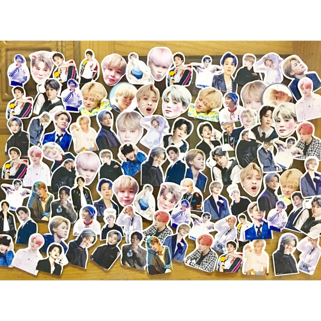 Sticker JIMIN BTS 30 cái bóc dán khác nhau mẫu ngẫu nhiên | Shopee Việt Nam