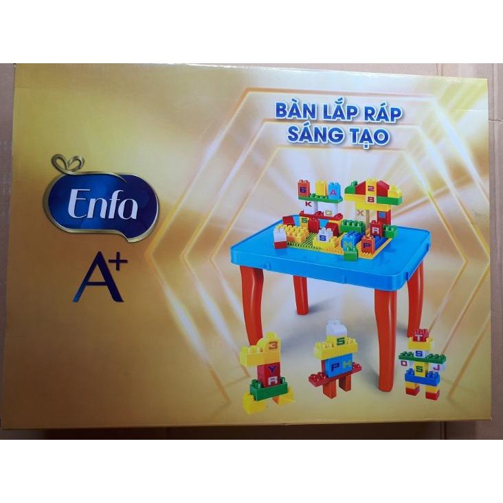 BÀN LEGO LẮP RÁP SÁNG TẠO ENFA | Shopee Việt Nam