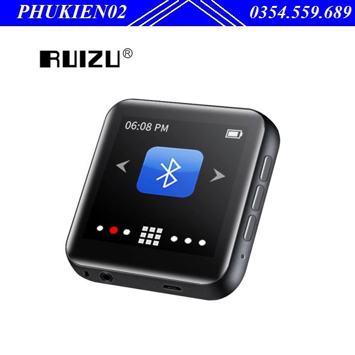 Máy Nghe Nhạc MP3 Bluetooth Ruizu M4 Bộ Nhớ Trong 16GB - Hàng Chính ...