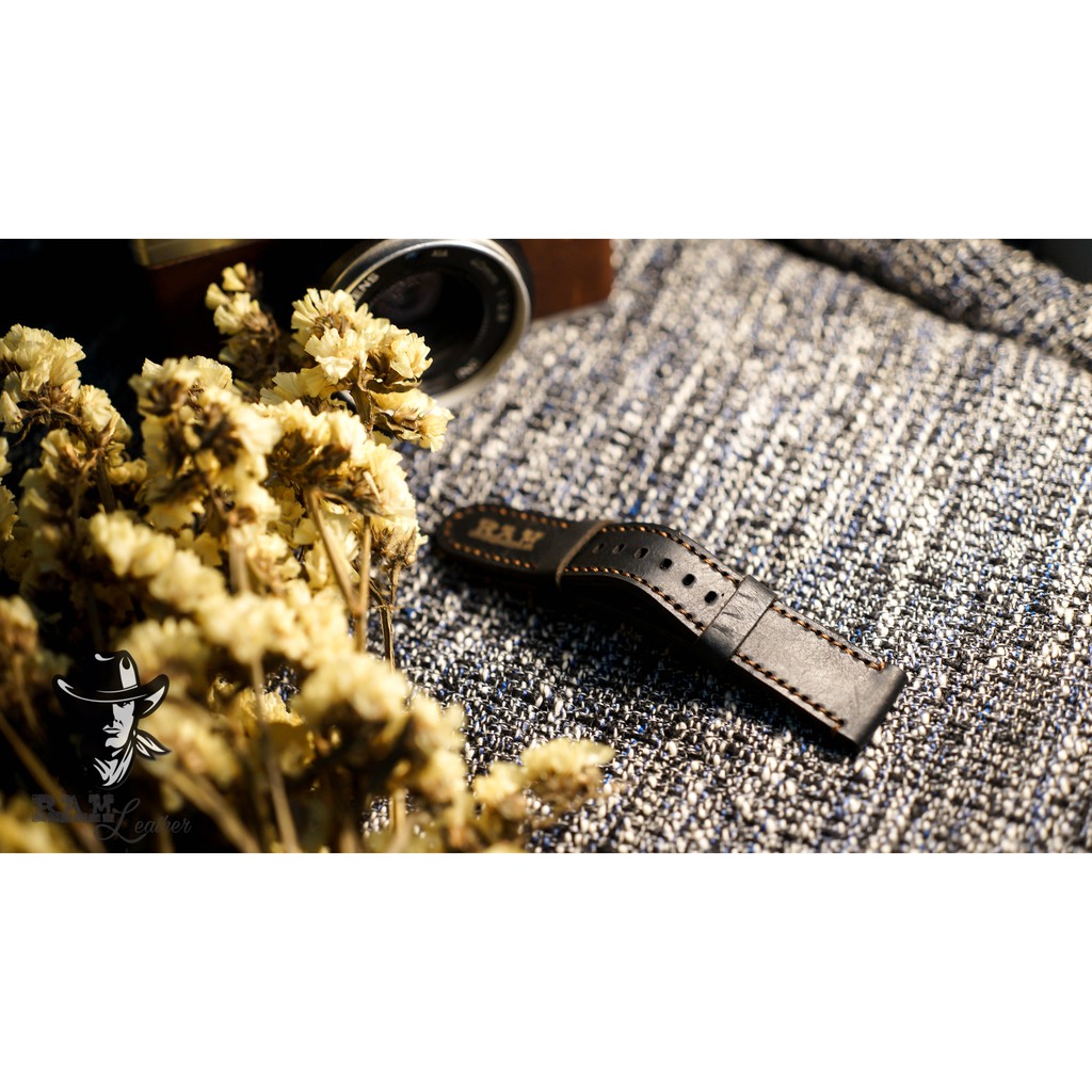 Tổng hợp dây đồng hồ da bò 18 chuyên dùng cho seiko 5 quân đội (37mm ...