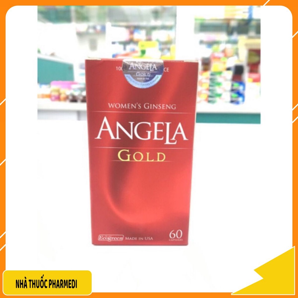 (Hàng chính hãng) SÂM ANGELA GOLD lọ 60 viên ( Nguyên tem tích điểm ...