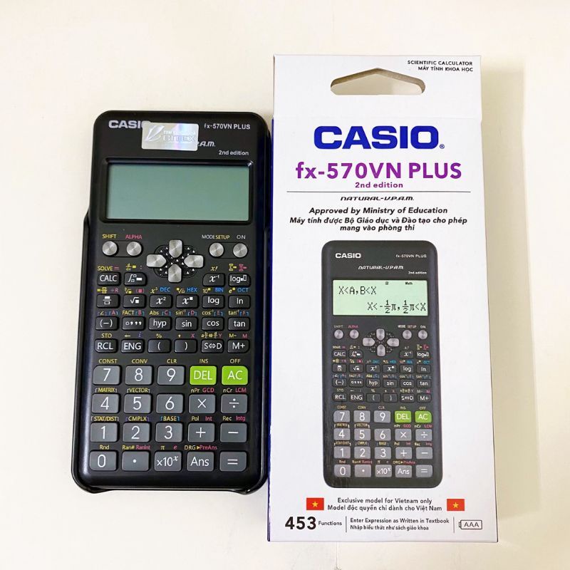 Máy Tính Casio FX570VN Plus_2nd Hàng Chính Hãng ( Bảo Hành 1 Năm ...