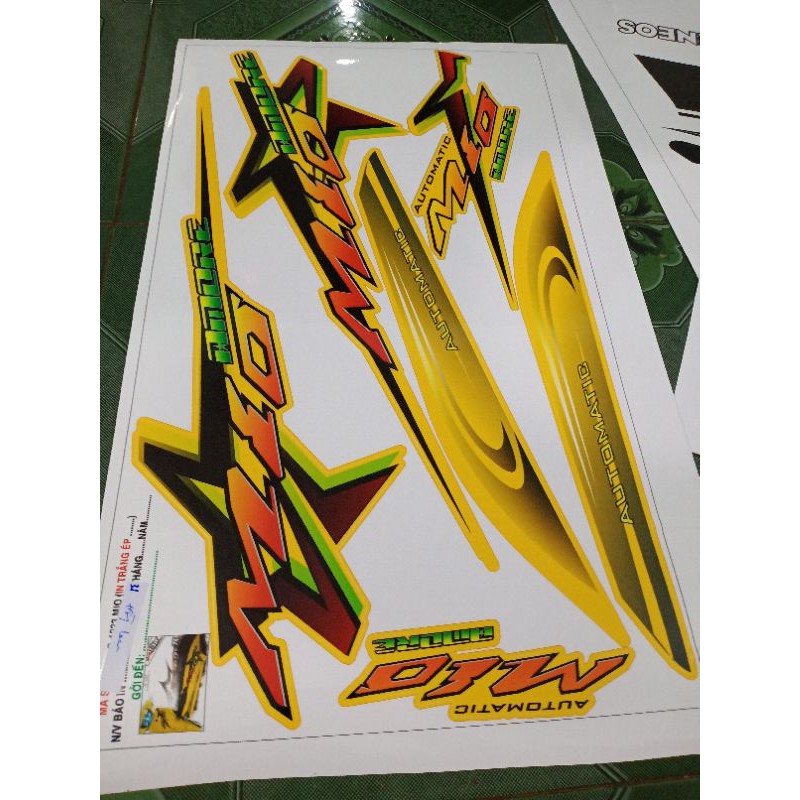 Tem rời Mio nhỏ sao vàng | Shopee Việt Nam