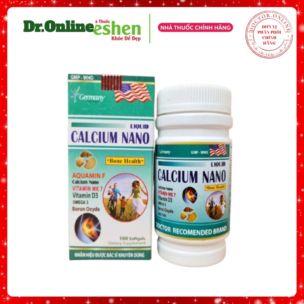 Liquid Calcium Nano - Bổ sung canxi, chống còi xương, loãng xương - Hộp ...