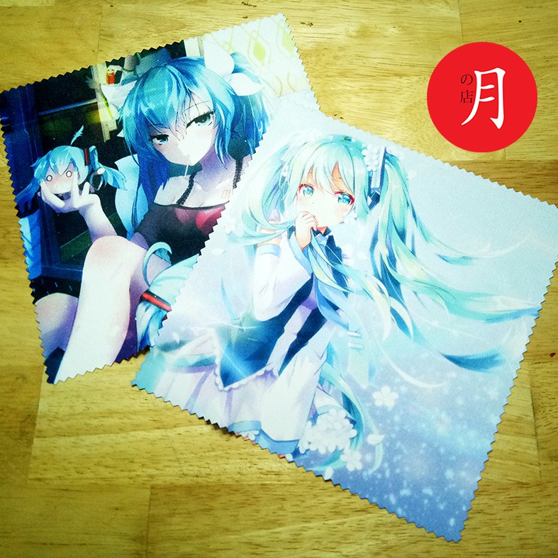 Khăn lau mắt kính Anime Vocaloid Miku | Shopee Việt Nam