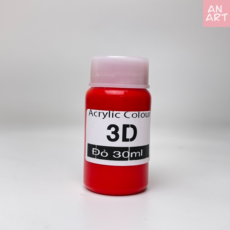 Màu Acrylic 3D , 5D 30ml Custom Giày, Vải, Túi, Vẽ Lên Tranh Giấy, Vải ...