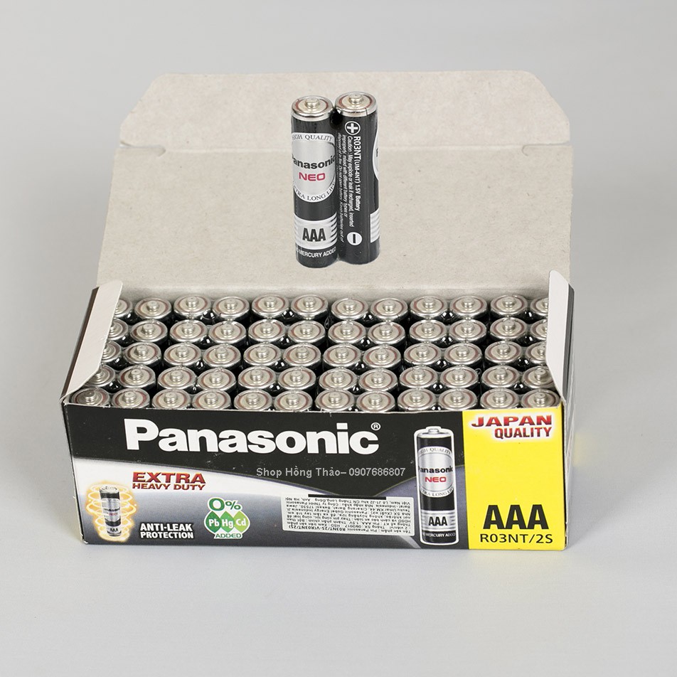 Pin Panasonic AAA - 1.5V - 60 viên = hộp | Shopee Việt Nam