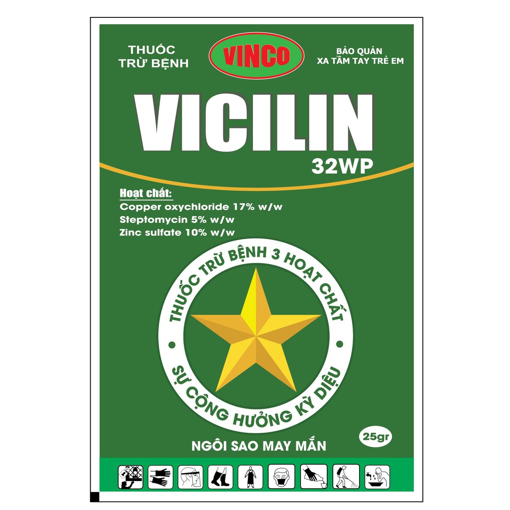 Thuốc trừ bệnh Vicilin 32Wp - 25gr | Shopee Việt Nam