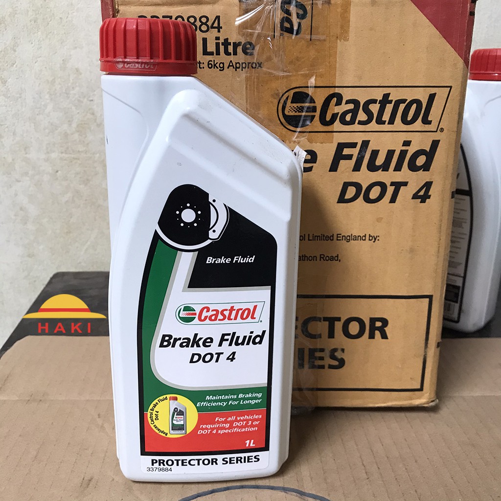 Dầu phanh DOT4 4 Castrol 1l nhập Thái, dầu thắng DOT4 4 ô tô xe máy ...