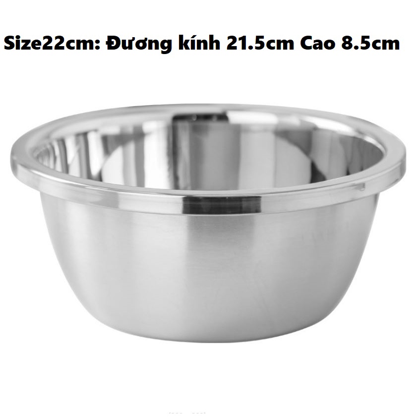 Tô/thau/âu trộn bột, thức ăn, rau củ quả bằng inox 304 | Shopee Việt Nam