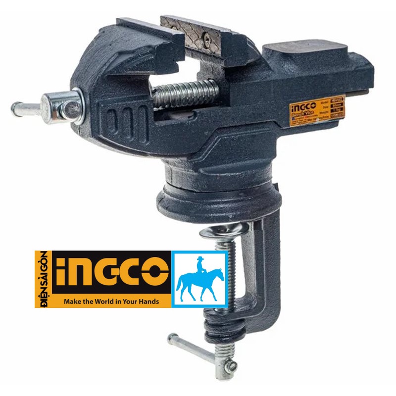 Ê tô kẹp mâm xoay kẹp bàn 60mm Bench Vice INGCO HBV082 | Shopee Việt Nam