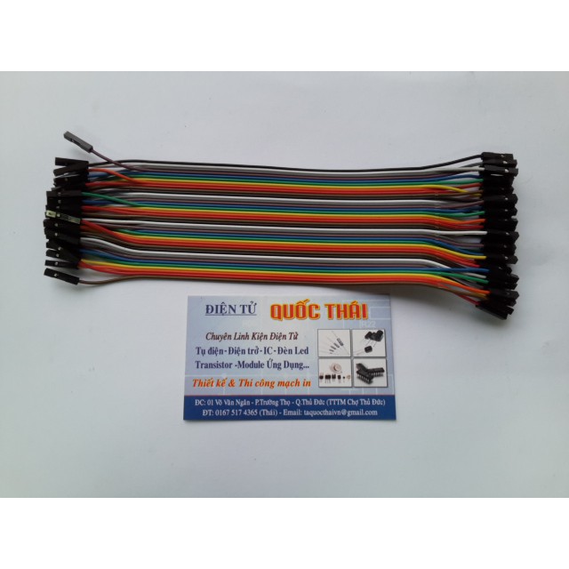 dây cắm test board 2 đầu cái cái (20cm) | Shopee Việt Nam