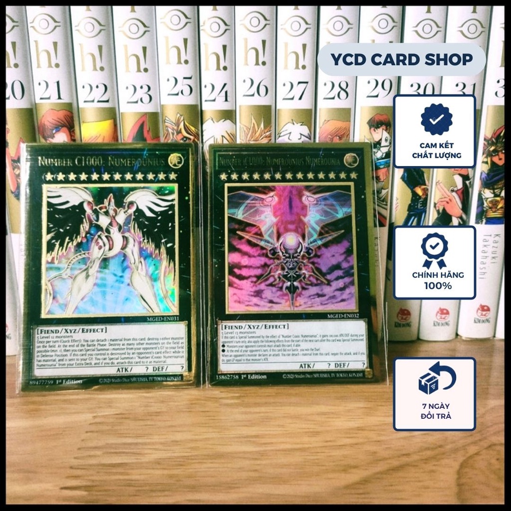 Thẻ bài yugioh chính hãng Set 2 lá Number C1000 và iC1000 – Premium ...