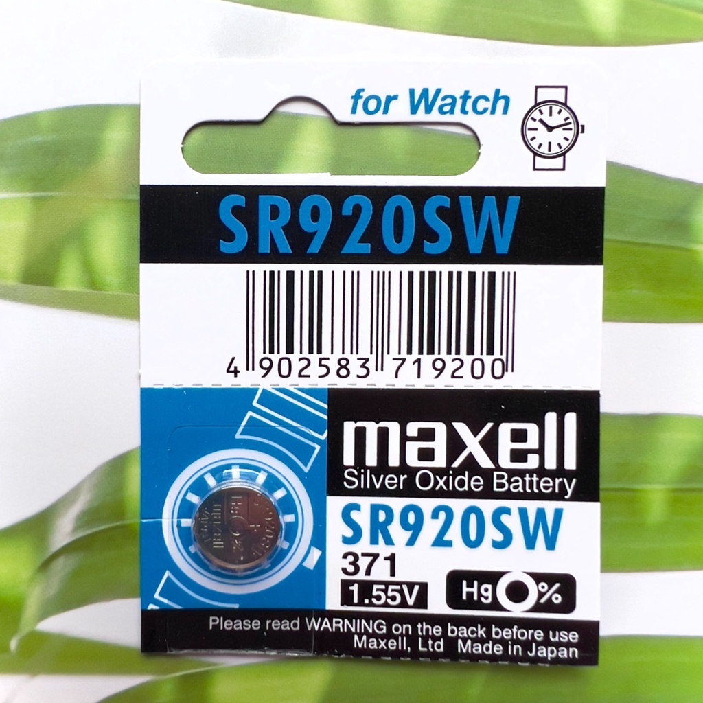 Pin Maxell Nhật Bản SR920SW / 371 / G6 (Viên Lẻ) Hàng Chính Hãng Made ...