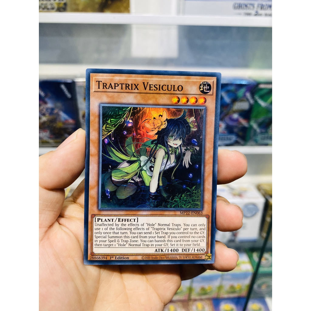 Thẻ Bài YugiOh! Mã MP22-EN063 - Traptrix Vesiculo - Super Rare - 1st ...