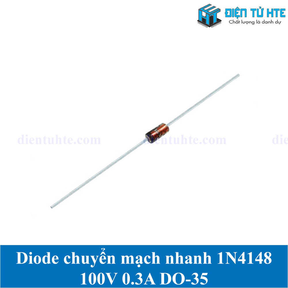 Gói 10 con Diode chuyển mạch nhanh 1N4148 100V 0.3A chân cắm DO-35 | Shopee Việt Nam