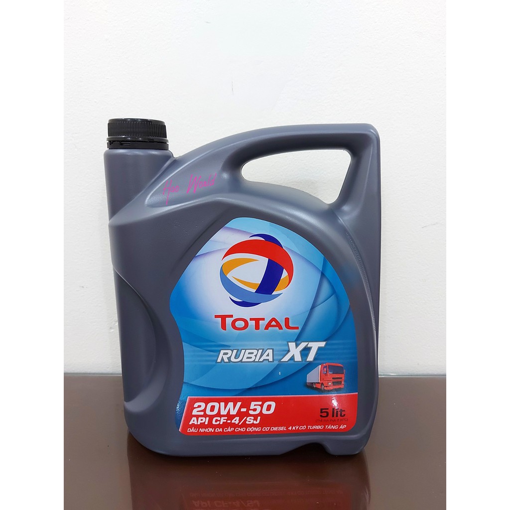 Dầu Nhớt Đa Cấp Cho Động Cơ Ô Tô DIESEL Có TURBO Tăng Áp TOTAL RUBIA XT ...