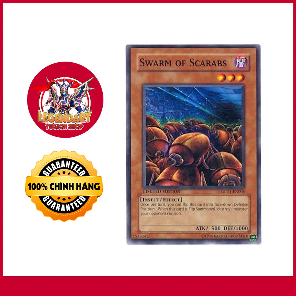 [Thẻ Bài Yugioh Chính Hãng] Swarm Of Scarabs | Shopee Việt Nam
