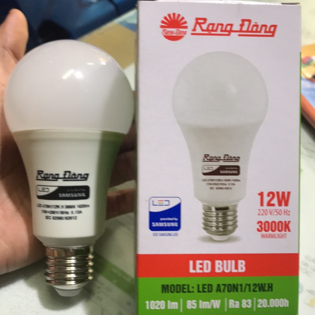 Bóng đèn led 12w-E27-Rạng Đông | Shopee Việt Nam