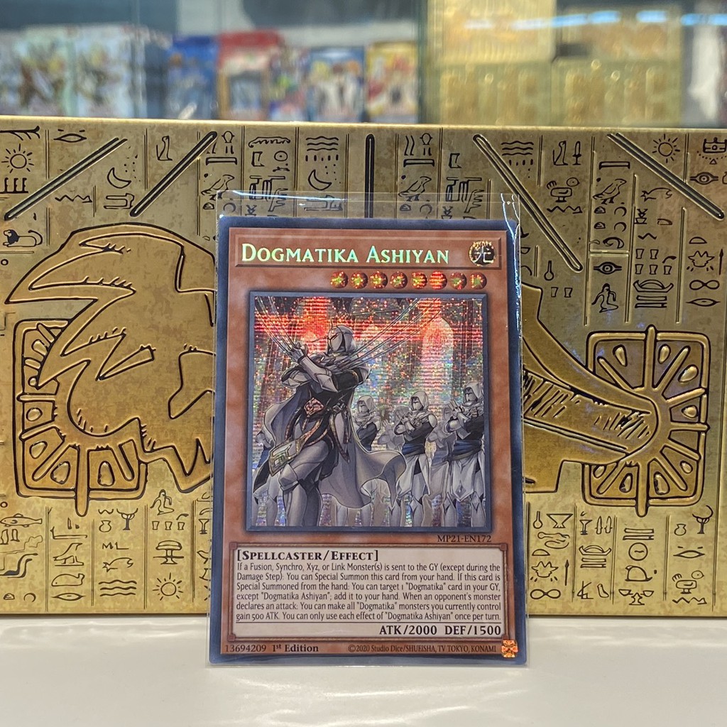[ Bài Yugioh Chính Hãng ] Dogmatika Ashiyan - MP21-EN172 - Prismatic ...
