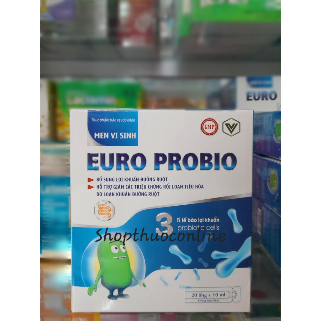 MEN VI SINH EURO PROBIO - Hỗ trợ giảm các triệu chứng rối loạn tiêu hóa ...