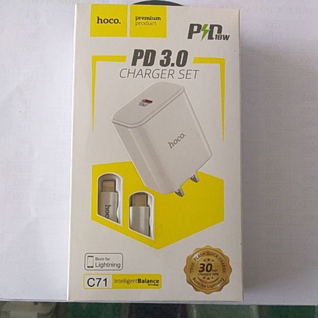Bộ xạc chính hãng hoco pd 3.0 18w | Shopee Việt Nam