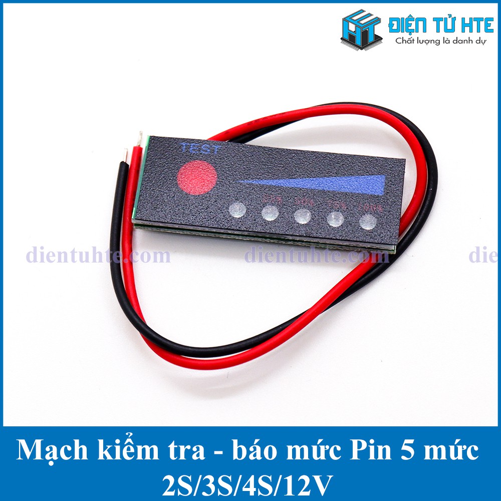 Mạch kiểm tra báo mức Pin Lithium 2S/3S/4S/12V Acquy | Shopee Việt Nam