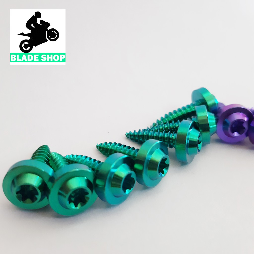 Ốc Titan GR5 M5x18 Răng Xoắn [ Gắn Dàn Áo #Yamaha, Pô E tất cả các dòng ...