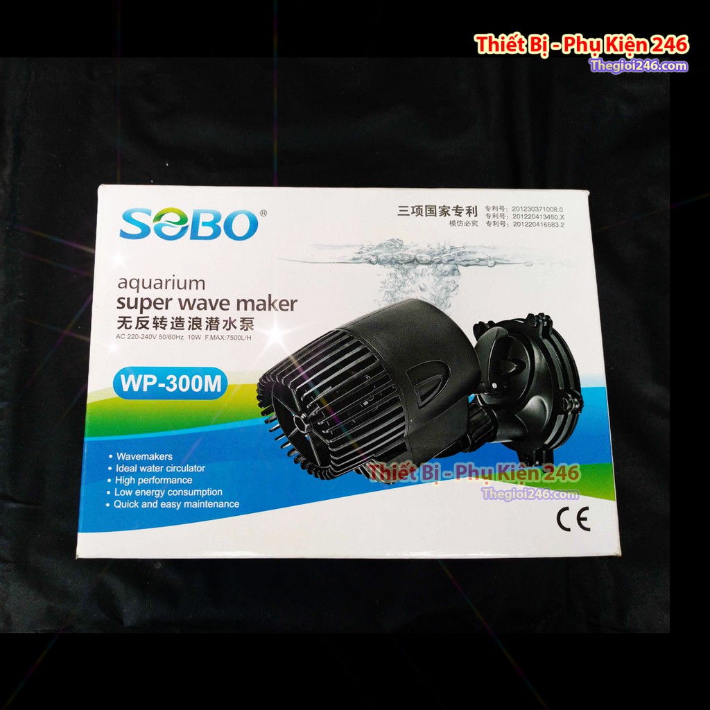 Máy tạo dòng nước làm sạch chất bẩn trong hồ Sobo WP 300M (10W – 7500L/H) siêu bền | Shopee Việt Nam