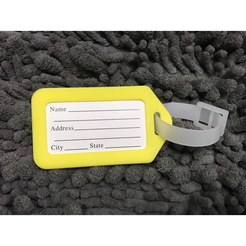 Thẻ tên treo Vali hành lý (Name tag vali) nhiều màu- Thẻ treo hành lý ...