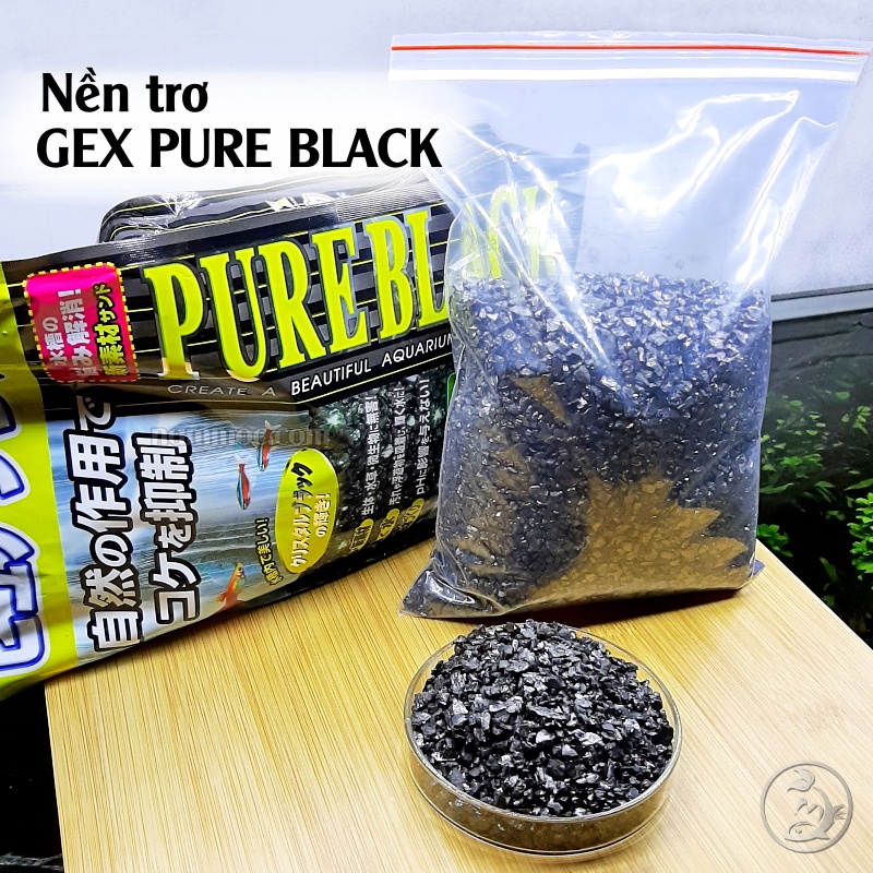 Nền Trơ GEX Pure Black Soil [500mL] || Nền Đen Không Dưỡng Chuyên Dụng ...