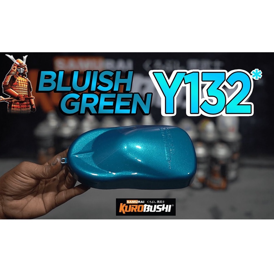 Sơn Samurai Màu Xanh Ngọc Ánh Kim Y132 màu đẹp lấp lánh | Shopee Việt Nam