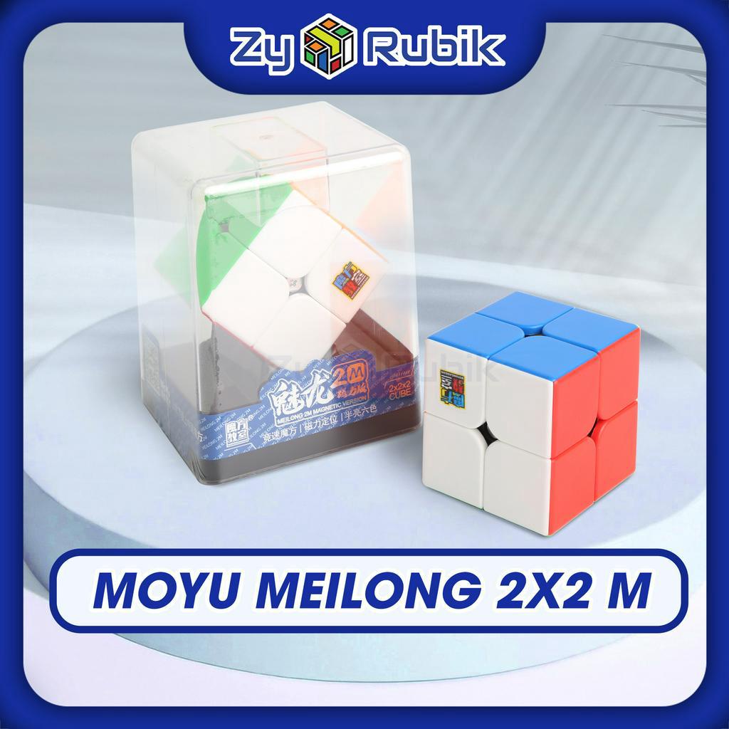 Rubik 2x2x2 Moyu Meilong 2M Stickerless Box Mới- Rubic 2x2 Không Viền ...