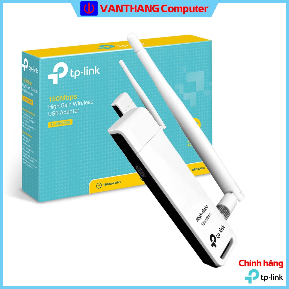 Tp-link 722N - USB Wi-Fi Ăng ten rời Chuẩn N 150Mbps - Hàng chính hãng ...