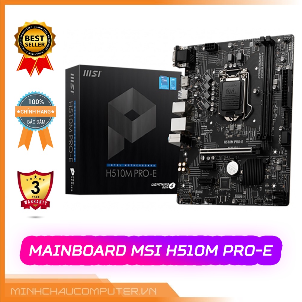 Mainboard MSI H510M PRO-B (Chipset Intel H510/ Socket LGA1200) - Hàng ...