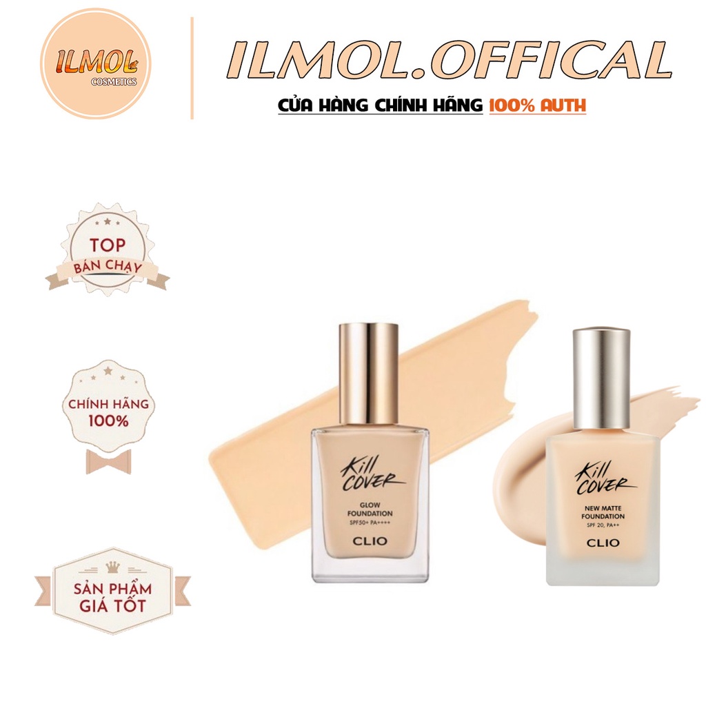 Kem Nền Clio Kill Cover Glow Foundation / KILL COVER NEW MATTE ...