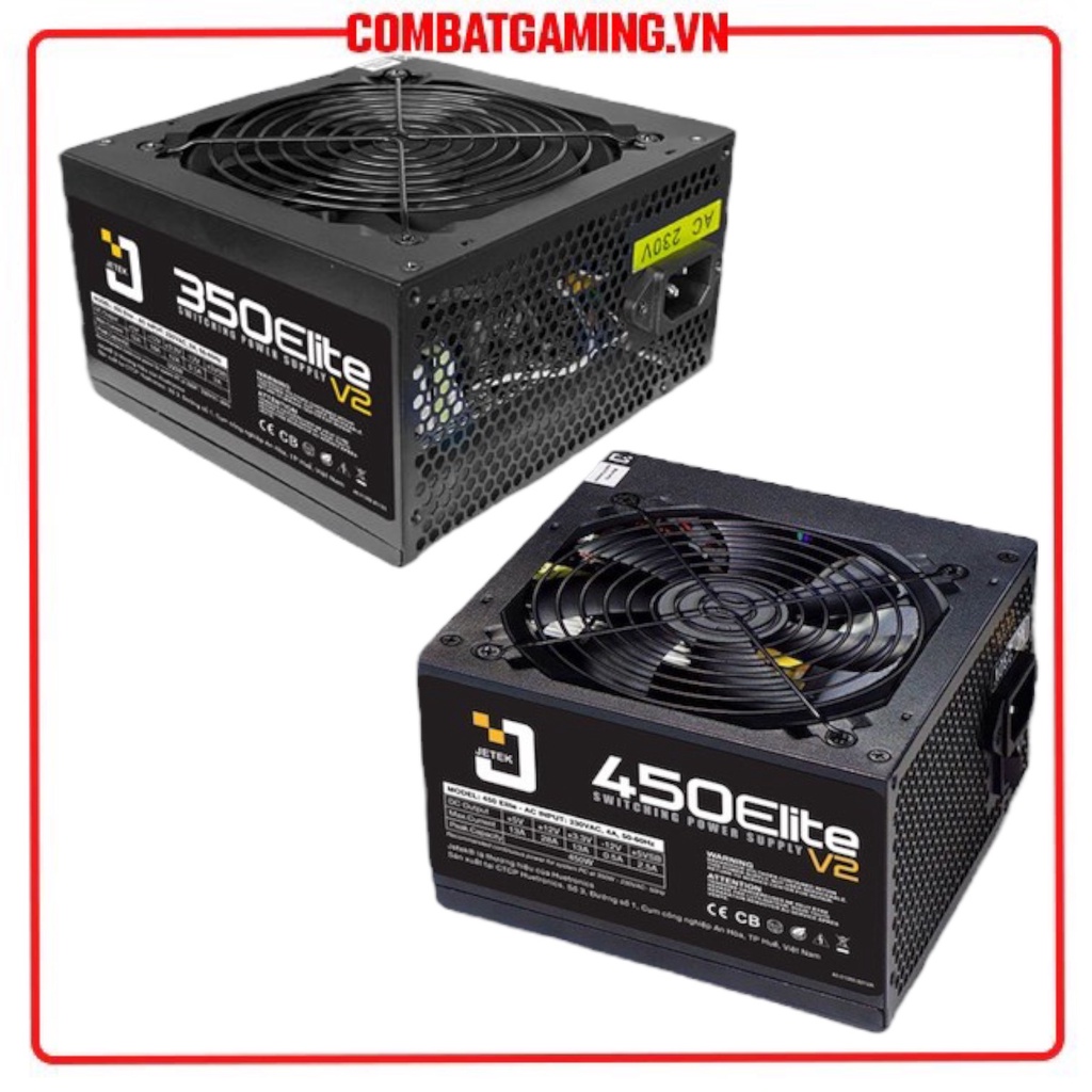 Nguồn Máy Tính Jetek 750W V1 (2 x 8 Pin CPU) & 350w 450w Elite V2 Hàng Chính Hãng | Shopee Việt Nam