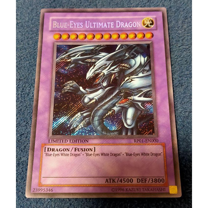 Thẻ bài Yugioh: Blue-Eyes Ultimate Dragon RP01 EU | Shopee Việt Nam