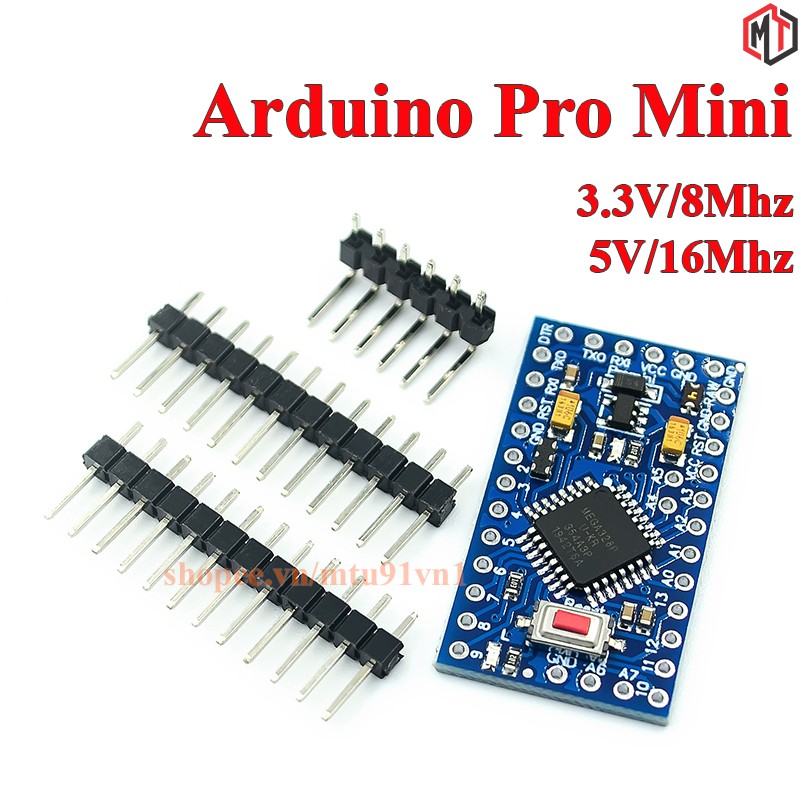 Mạch Arduino Pro Mini 3.3V/8Mhz | 5V/16Mhz | Shopee Việt Nam