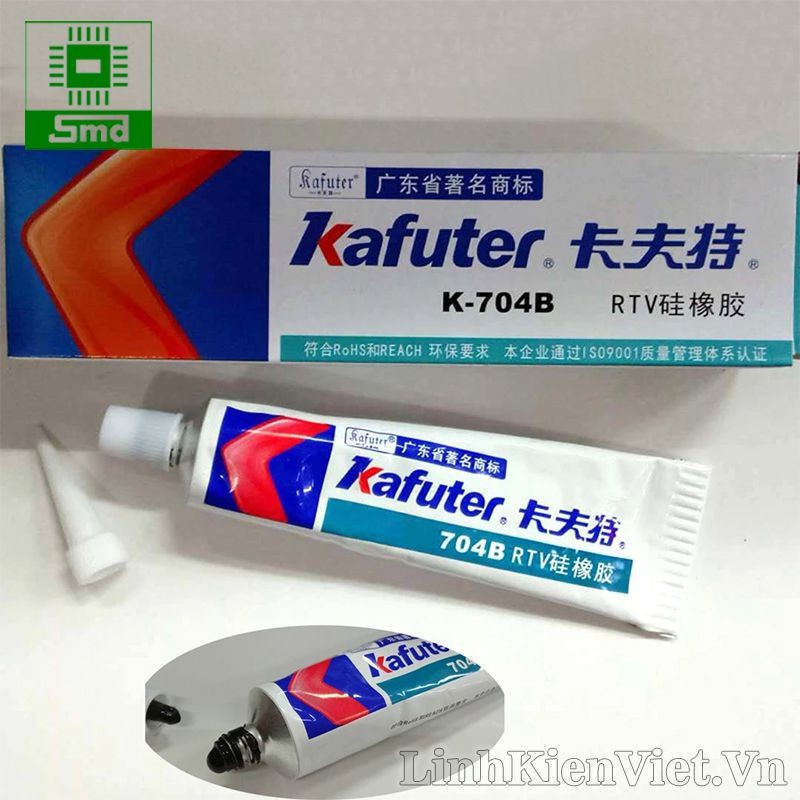 Keo chống nước Kafuter K-704B 45g (keo đen) | Shopee Việt Nam