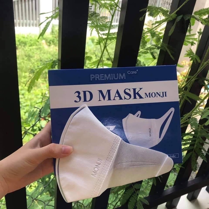 Khau trang 3D mask Bảo Huy công nghệ Nhật Bản chống bụi cao cấp hộp 50 cái loại họa tiết trơn ...