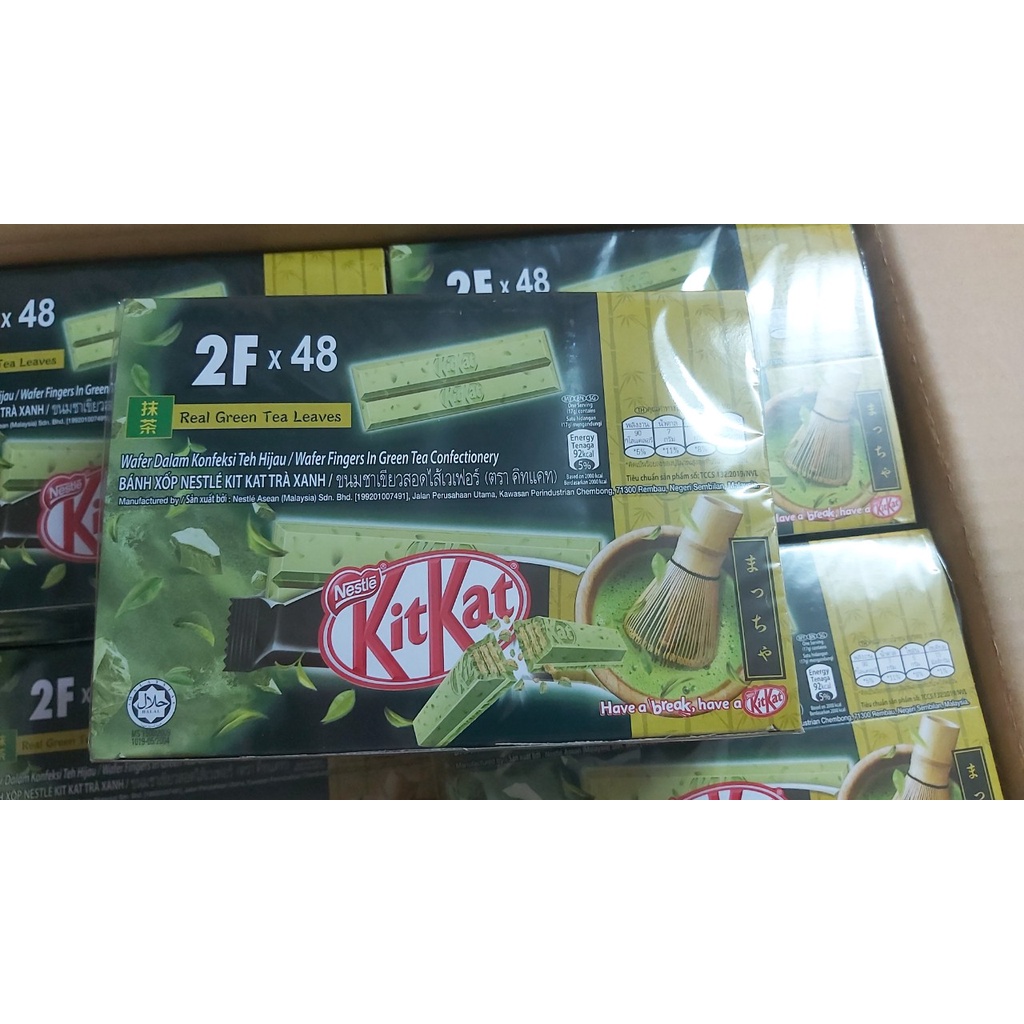 Kit Kat Trà Xanh 2F 17g (1 hộp 48 thanh x 17gr) | Shopee Việt Nam